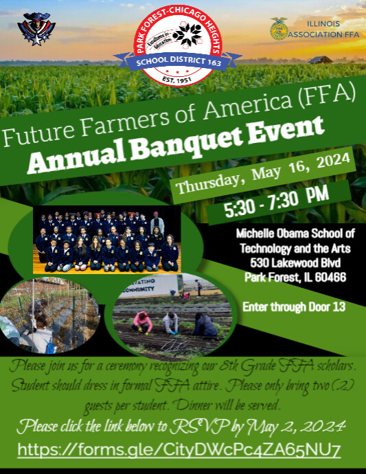 FFA Annual Banquet -Save the Date (1) | PosterMyWall