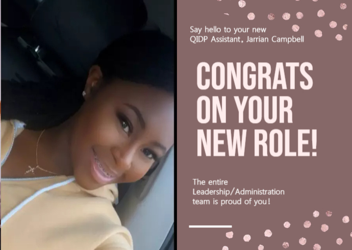 Brown postcard congratulations on promotion g | PosterMyWall