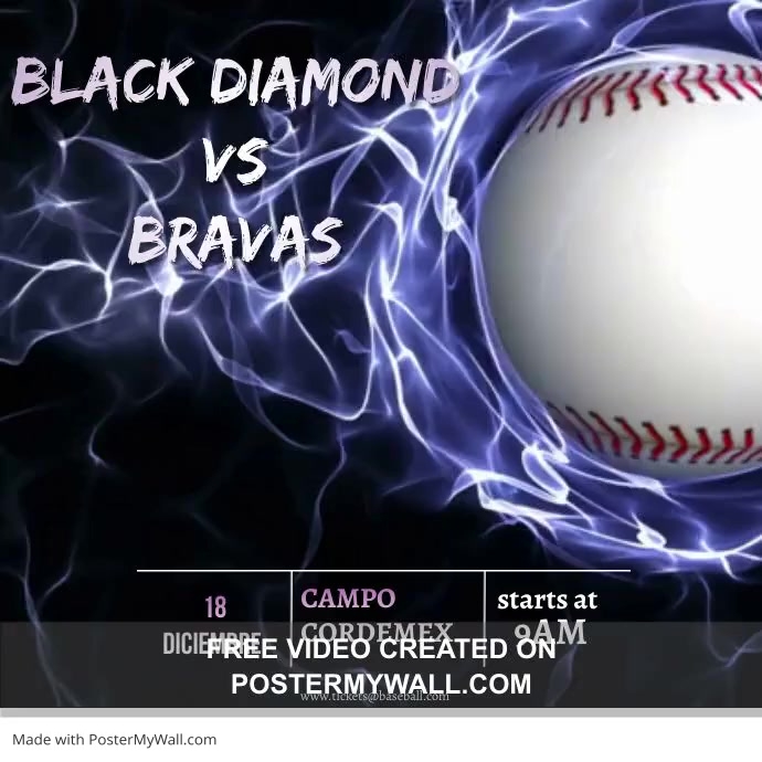 Copia de Baseball game FLYER | PosterMyWall