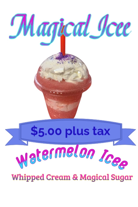 Italian Ice poster | PosterMyWall