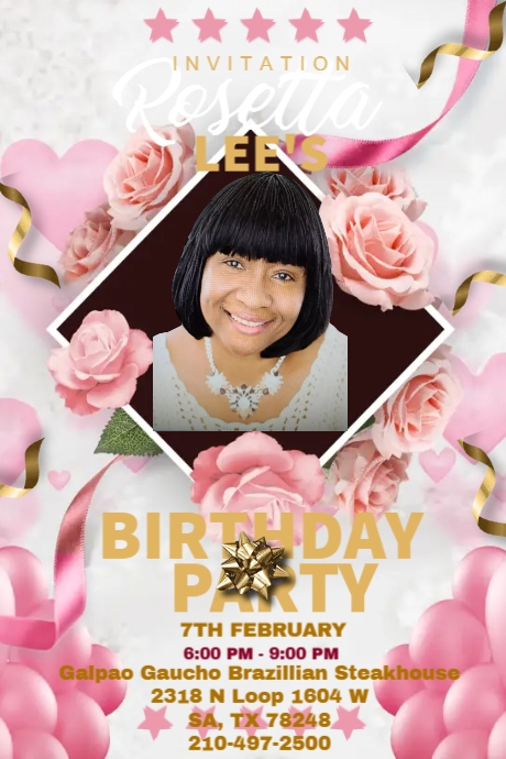 birthday party bash invitation card | PosterMyWall