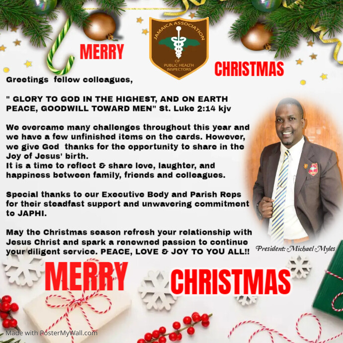 Copy of JAPHI CHRISTMAS CARD | PosterMyWall
