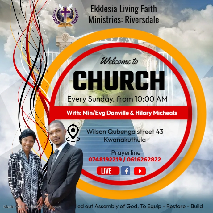 Welcome to church | PosterMyWall