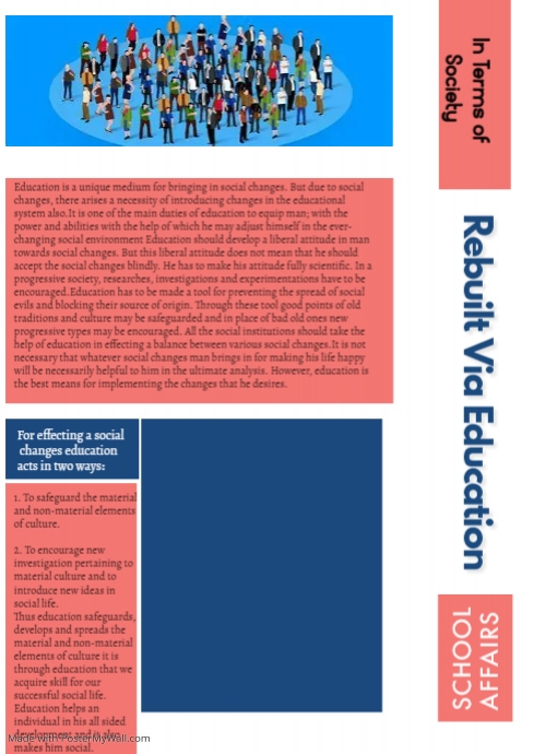 Copy of Copy of Pink and Blue Custom Newsletter Template | PosterMyWall