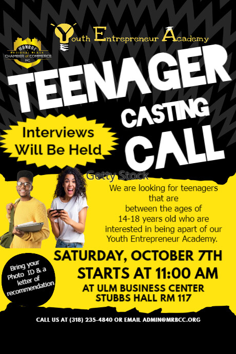 Kids Casting Call Flyer | PosterMyWall