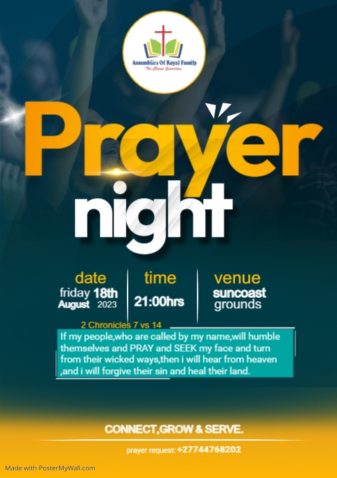 prayer night | PosterMyWall