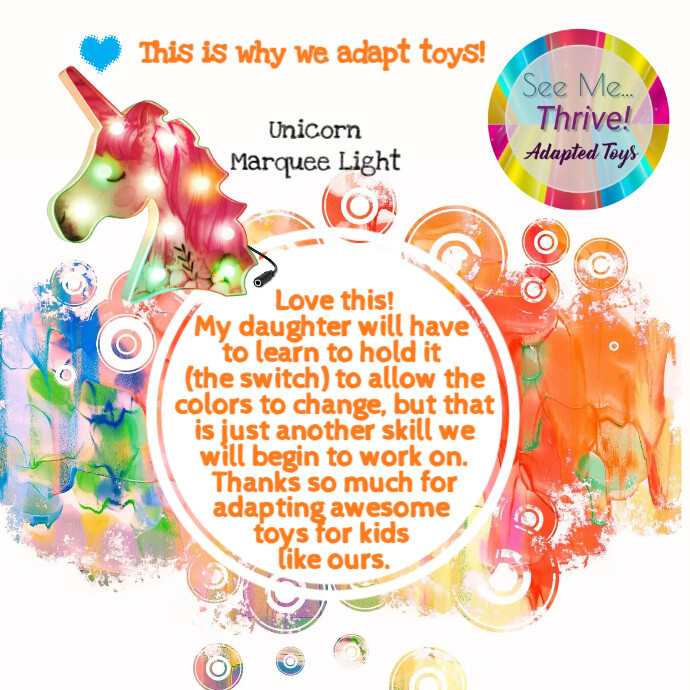 Customer review unicorn light | PosterMyWall