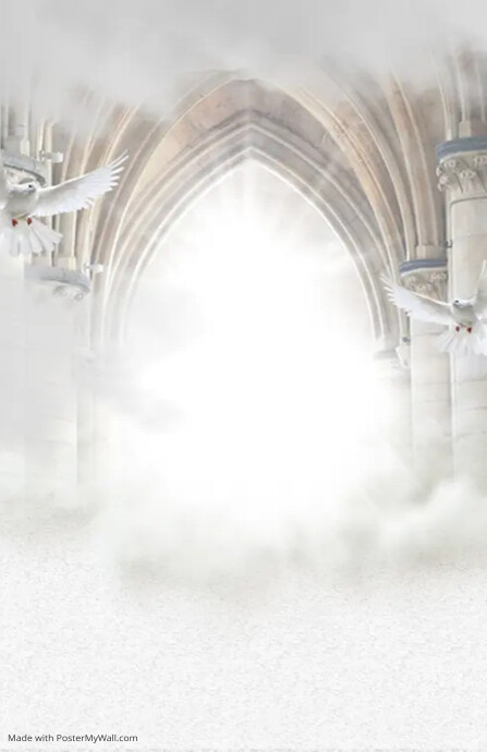 Floral Funeral Invitation Card Template | PosterMyWall