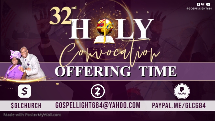 Copy of 2023 Convocation - Offering Banner | PosterMyWall