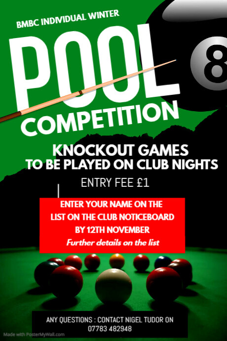 Pool Tournament Poster | PosterMyWall