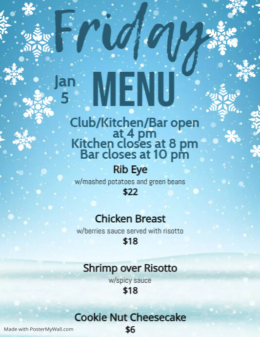 Winter Market Flyer Template | PosterMyWall