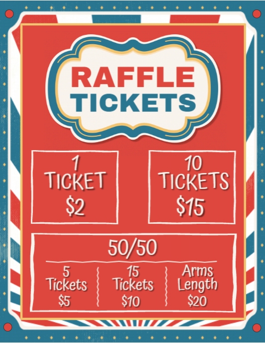 Copy of Copy of Retro Raffle Contest Flyer Template | PosterMyWall