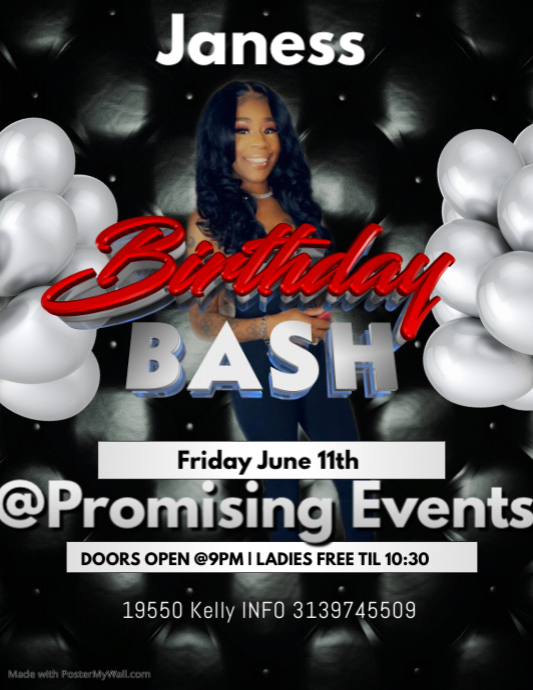 Copy of BIRTHDAY BASH CLUB FLYER TEMPLATE | PosterMyWall