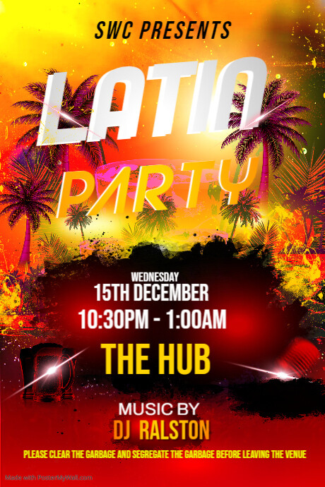 Latin Night Flyer | PosterMyWall