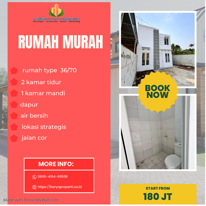 Un(DP MURAH) CALL 0895-4154-69536, Rumah cicilan 1 jutaan Tangerang ...