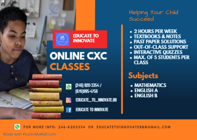 Copy of Home Tutoring Postcard | PosterMyWall