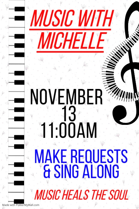 Piano Night Concert Poster | PosterMyWall