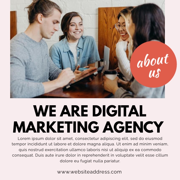 About us company instagram post Template | PosterMyWall