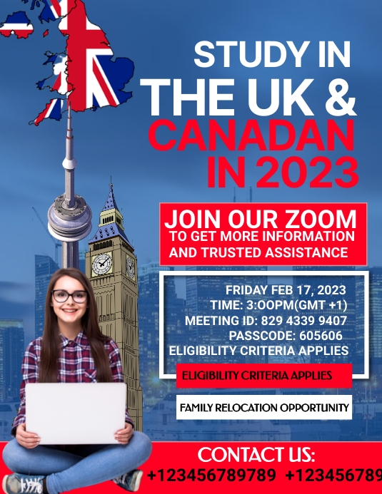 abroad study flyer Template | PosterMyWall