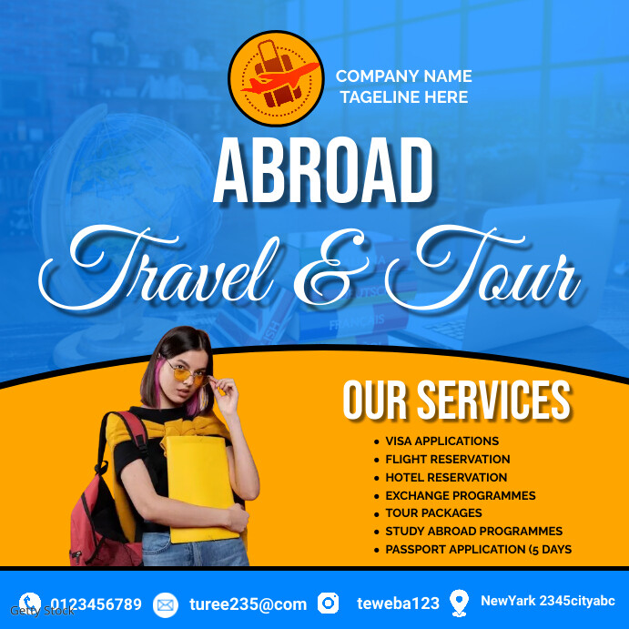 abroad study flyer Templat | PosterMyWall