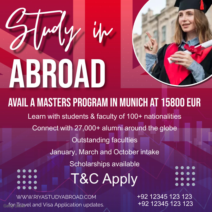 Copy of abroad study flyer | PosterMyWall