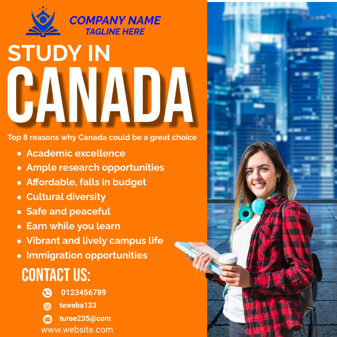 abroad study flyer Template | PosterMyWall