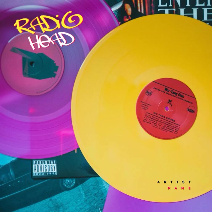 Abstract Album Cover Template | PosterMyWall