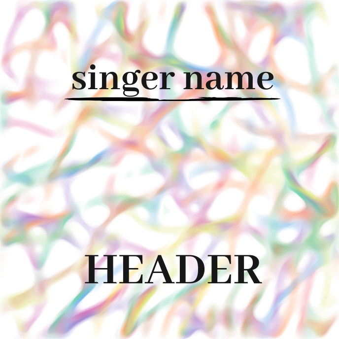 Abstract Album Cover Template | PosterMyWall