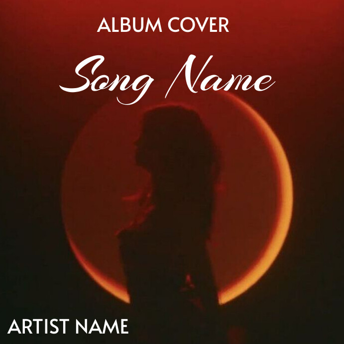 Abstract Album Cover Instagram Post Template | PosterMyWall