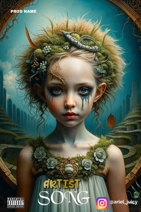 Abstract Album Music Song Cover Poster Template | PosterMyWall