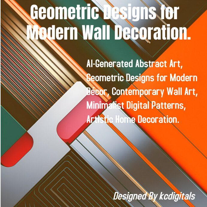 Abstract Art, Geometric Designs For Modern Di Template | PosterMyWall