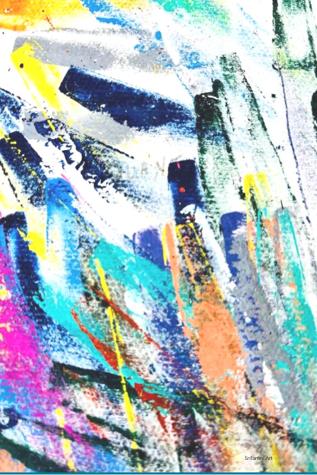 Copy of Abstract Art poster CT007 | PosterMyWall