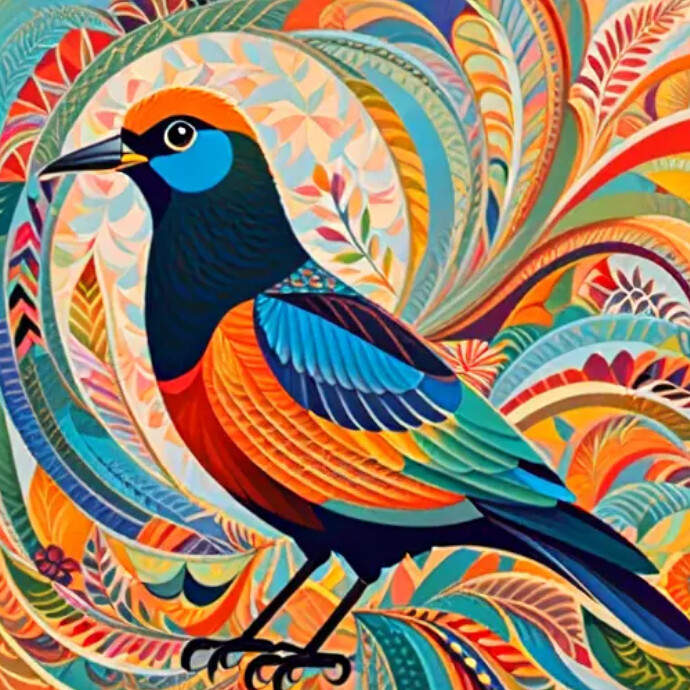 Copy of Abstract bird | PosterMyWall