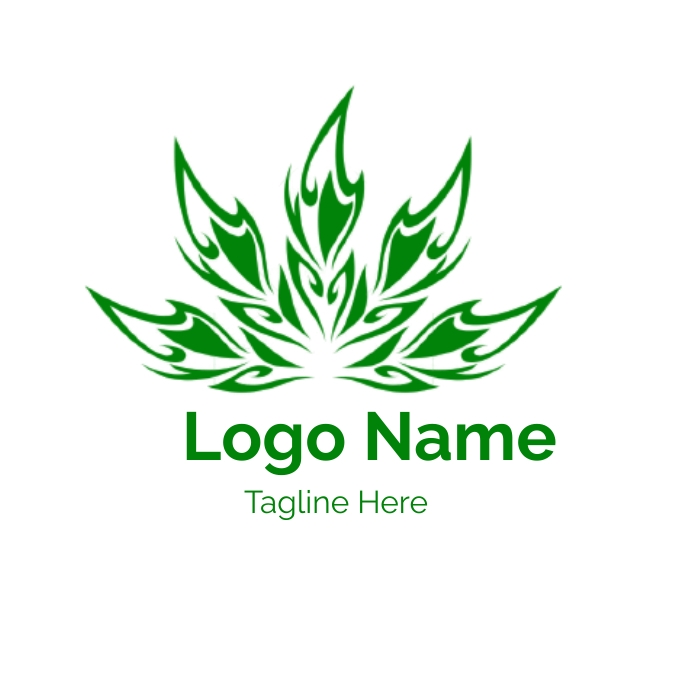 Abstract Cannabis Logo Template | PosterMyWall