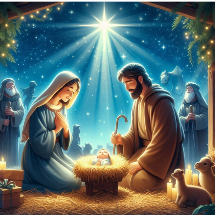 Copy of Abstract Christmas Carol Background Instagram Post | PosterMyWall