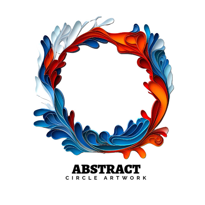 Abstract circle artwork Template | PosterMyWall