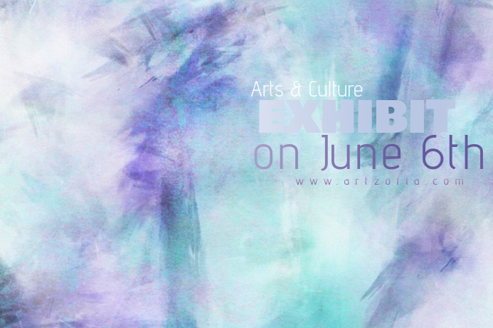 Abstract Colorful Paint Simple Modern Event Club Venue Art Template ...