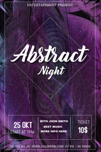 Abstract event flyer template | PosterMyWall