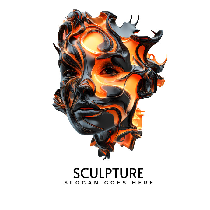Plantilla de Abstract face logo | PosterMyWall