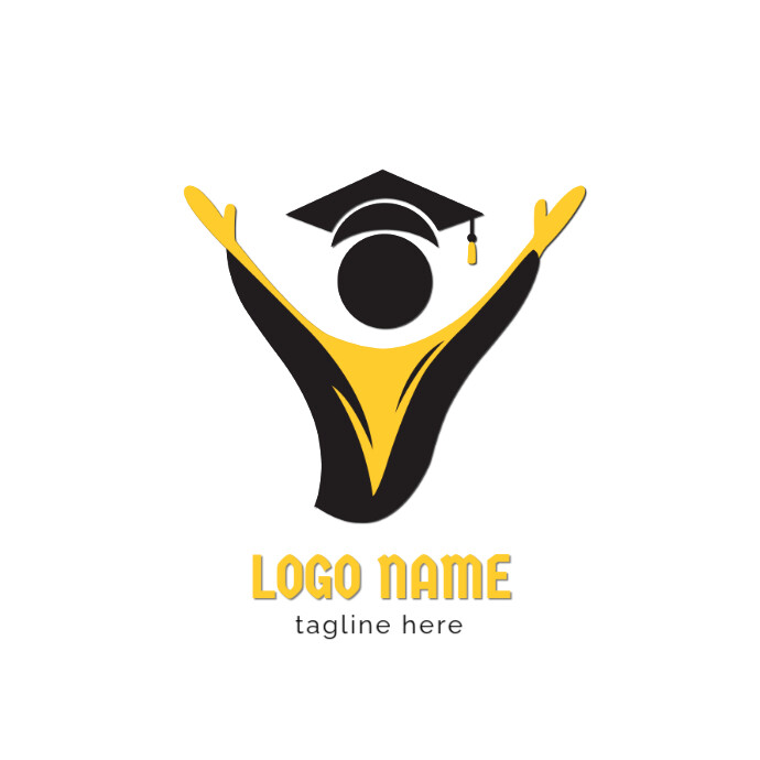 Abstract Graduation Logo Template | PosterMyWall