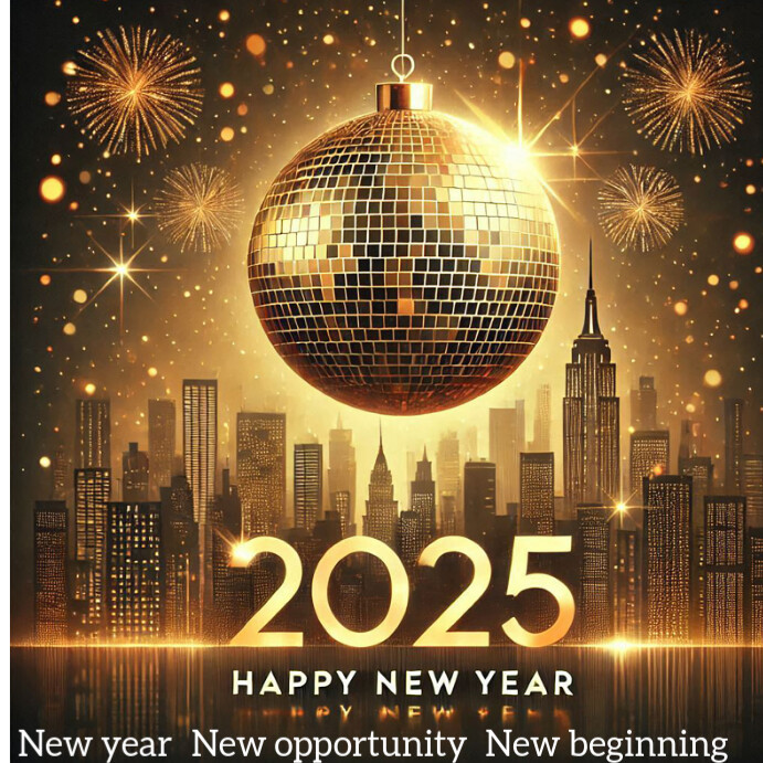 Abstract Happy New Year Instagram Post Template | PosterMyWall