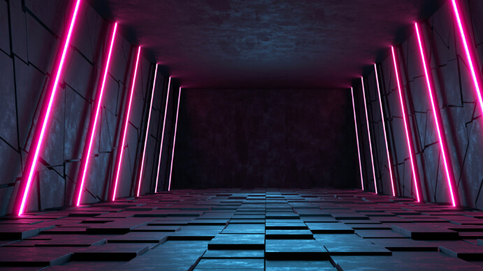 Copy of Abstract hexagonal gaming background | PosterMyWall