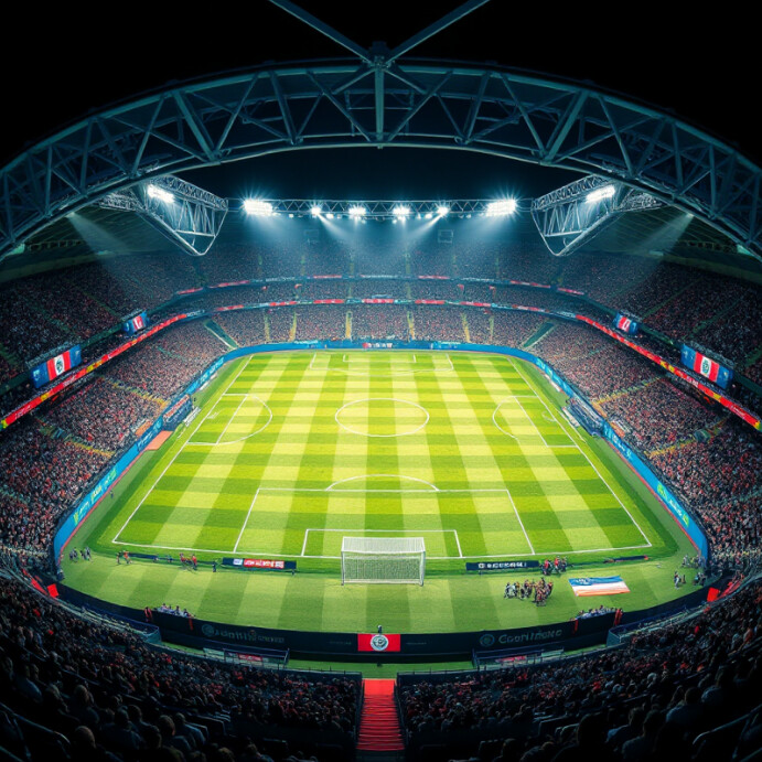 Copy of Abstract Light Stadium Background | PosterMyWall