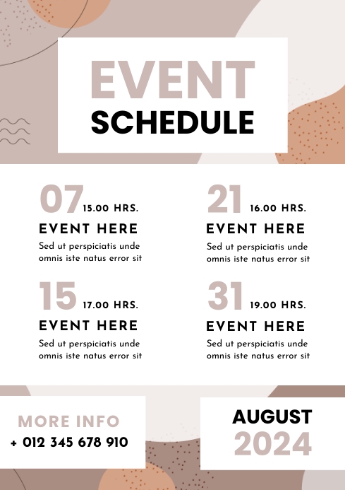 Plantilla de Abstract Modern Upcoming Event Flyer | PosterMyWall