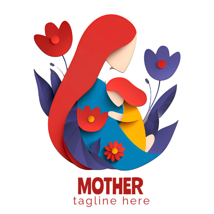 Abstract Mother's Day Logo Template | PosterMyWall