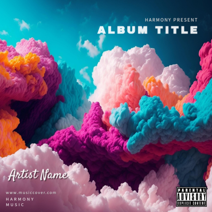 Modèle Abstract Music Album Cover | PosterMyWall