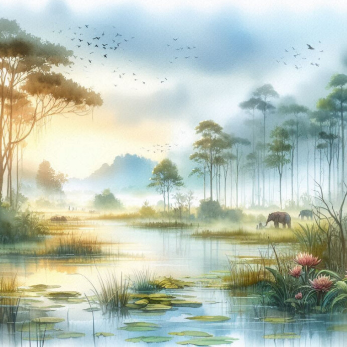 Abstract Natural Wallpaper Instagram Post Template | PosterMyWall