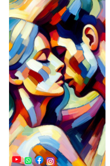 Modèle Abstract Painting Poster | PosterMyWall