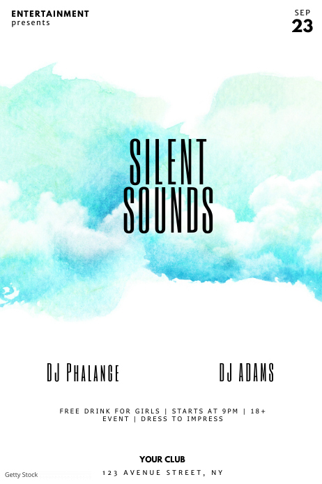 Abstract Party Flyer Template | PosterMyWall