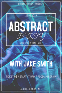 Abstract party flyer template | PosterMyWall